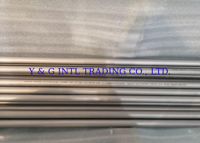 Aviation Standard Round Steel Tubing Titanium Alloy Pipes ASTM B337 B338 Grade1 Gr2 Gr5