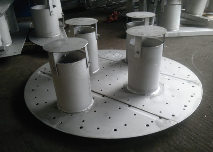 Pan / Plate Type Column Internals Customized Size For Basic Chemical Column