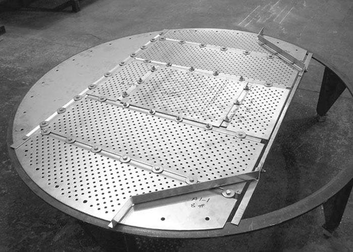Chemical Industry Sieve Tray Column , High Efficiency Sieve Tray ...