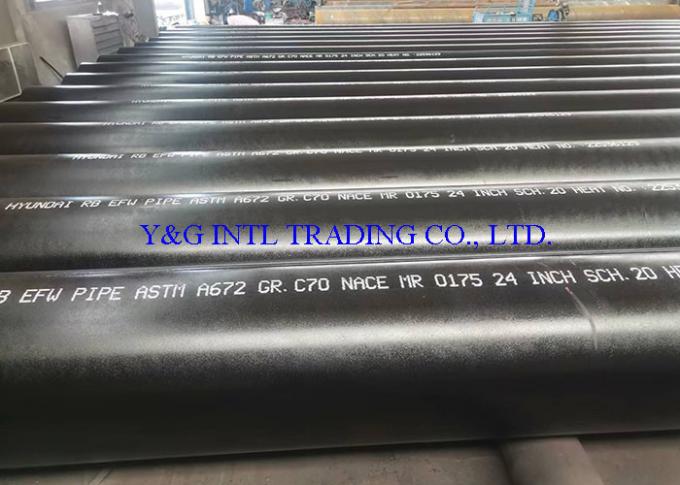 Fluid Mild Steel Pipe Astm A672 C70 Erw Carbon Steel Pipe Api 5l Gr B ...