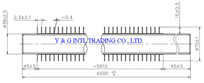 High Performance Electric Fin Tube For Processing Industrial Radiator ...
